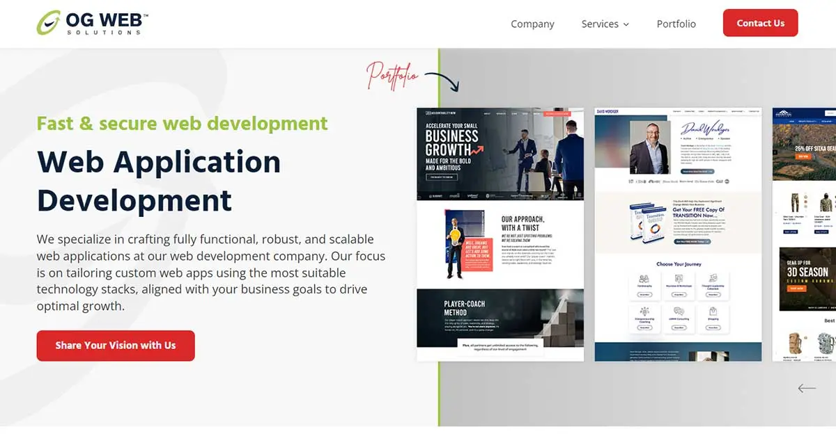 Web Application Development | OG Web Solutions